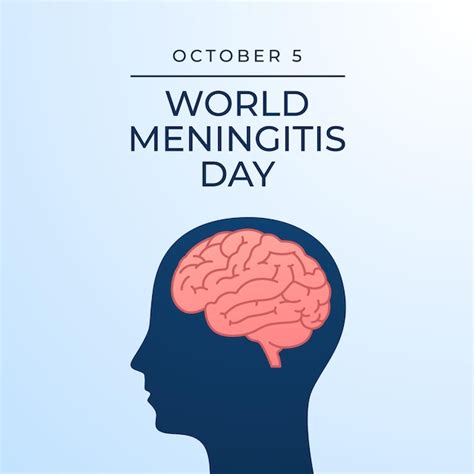 Premium Vector World Meningitis Day Vector Design Template Good For