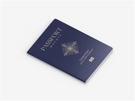 Premium Psd International Passport Mockup