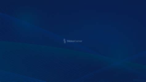 Abstract Blue Background For Tech SlidesCorner