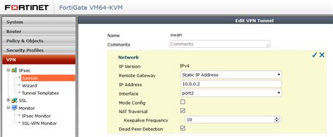 Route Based Vpn Between Fortigate And Strongswan Andras The Techie