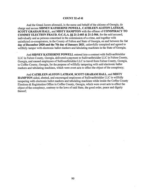 Trump Georgia Indictment Read The Full Text Annotated The New York