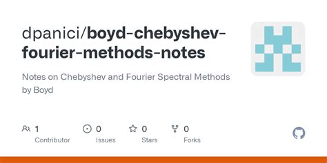 GitHub Dpanici Boyd Chebyshev Fourier Methods Notes Notes On Chebyshev And Fourier Spectral