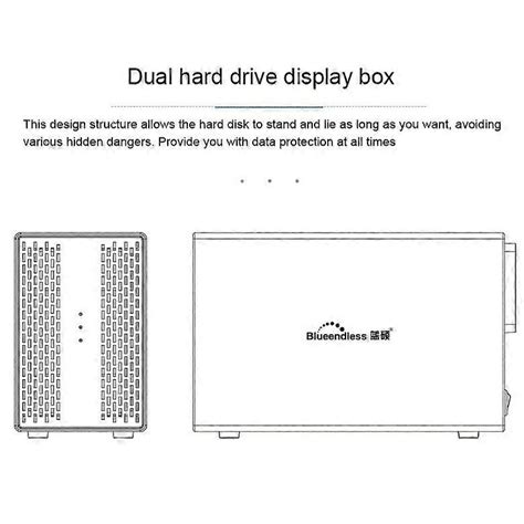 Blueendless Usb B Interface 35 Inch Hdd External Enclosure Fruugo Uk