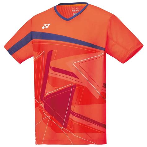 Yonex Crew Neck Short Sleeve T Shirt Orange Smashinn