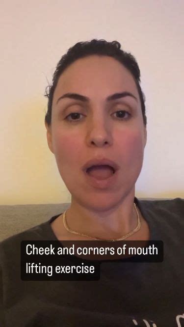 Cheek And Corners Of Mouth Lifting Exercise Face Yoga Facial Exercises Face Exercises Face Yoga
