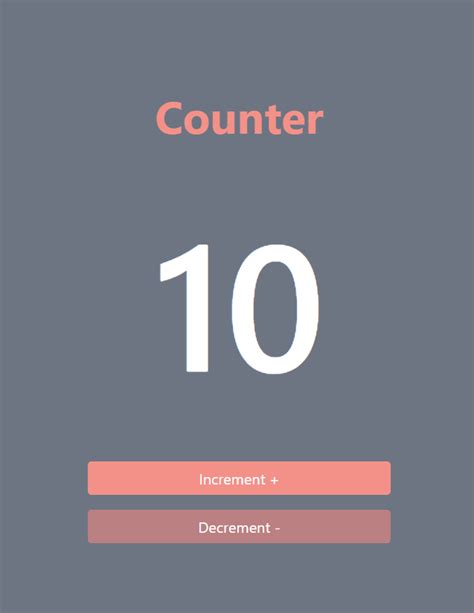 Github Aish Counter App Simple React Web App