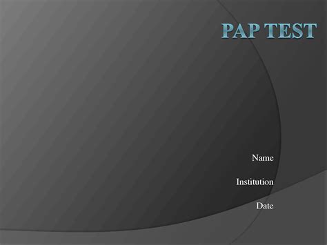Solution Pap Smears Studypool