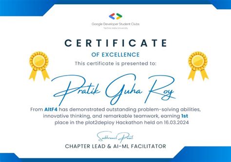 Pratik Guha Roy On Linkedin Technoindiauniversity Gdsc Gdsctiu