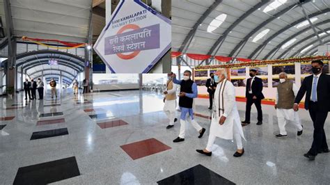 Revamped Rani Kamalapati Station Features Food Court Clothing Store