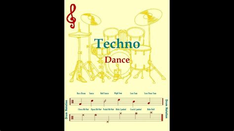 Dance Techno 01 Beginner Drum Tutorial Youtube
