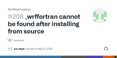 Wrffortran Cannot Be Found After Installing From Source · Issue 208