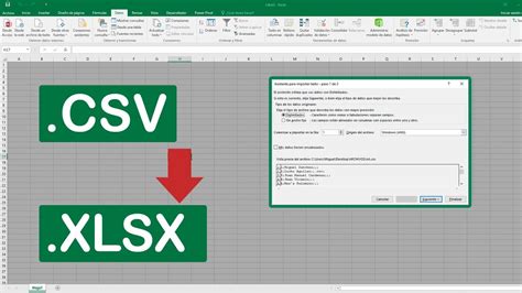 ¿cómo Importar Un Archivo Csv A Excel