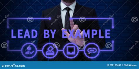 Writing Displaying Text Lead By Example Business Showcase Be A Mentor