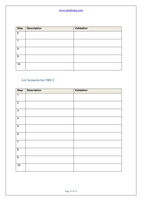 Ginsbourgcom Performance And Load Test Script Template 12 Pdf