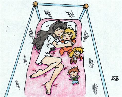 Commission Sleeping Aunt And Ne Pheew By Kingnanamine87 On Deviantart
