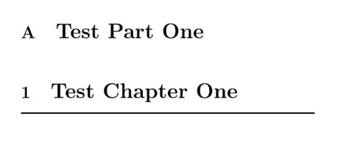 Chapters Emulating Book Class Sectioning Using Titlesec And