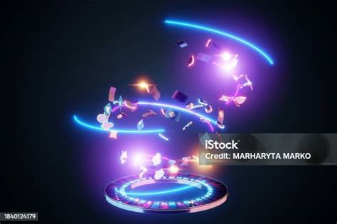 창조적 인 배경 카지노 템플릿 도박 룰렛 칩 주사위 주사위 카드 주위를 날아다니는 카지노 도구 3d 렌더링 3d 일러스트레이션 복사 공간 템플릿 가능성에 대한 스톡 사진 및