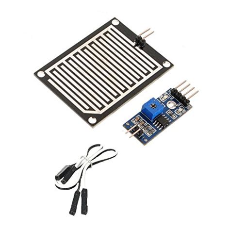 módulo sensor de lluvia detector gotas de agua módulo de humedad para