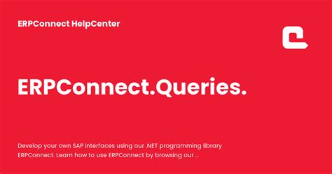 Erpconnectqueriesrangecollection Erpconnect Helpcenter