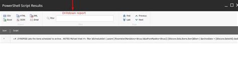 sitecore powershell drilldown report a report which calls another report r sitecore