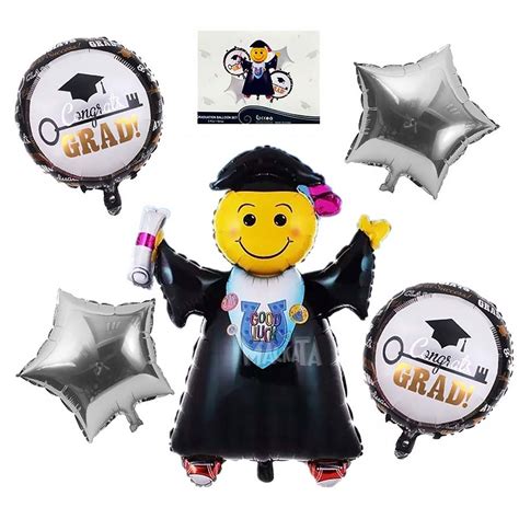 Парти сет от балони за дипломиране 5 бр Zabava Bg