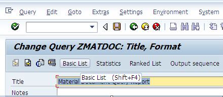 How To Change The Order Of The Fields In The List Output Of A SAP Query SAP TECH CONCEPTS