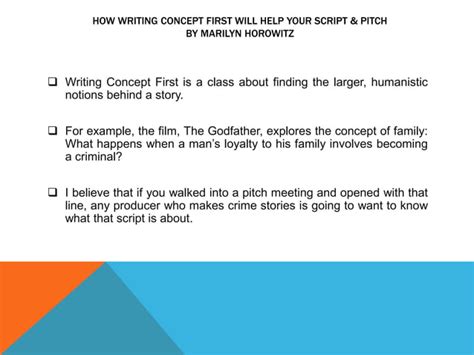 Script Writing Concept Ppt