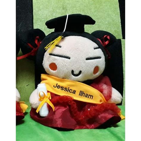 Jual Boneka Wisuda Pucca Puccha Puca Pucha Pakai Nama Di Selempang Shopee Indonesia