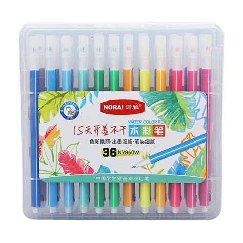 12 18 24 36pcs Watercolor Brush Pen Washable Vibra Grandado