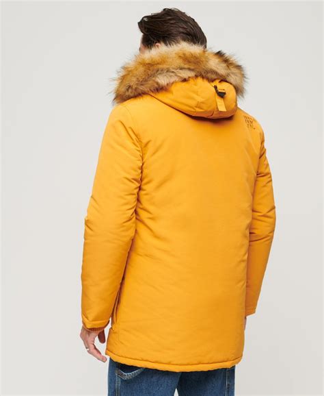 Superdry Everest Faux Fur Hooded Parka Coat Mens Mens Jackets