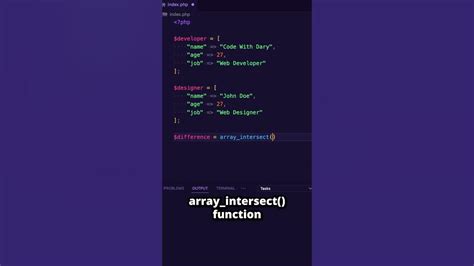 75 Dont Know This Array Method In Php Php Shorts Youtube