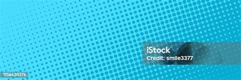 만화 하프 톤 점 배경 블루 색상입니다 만화 배경입니다 하프톤 도트 배경 배경 주제에 대한 스톡 벡터 아트 및 기타 이미지 배경 주제 파란색 점박이 Istock