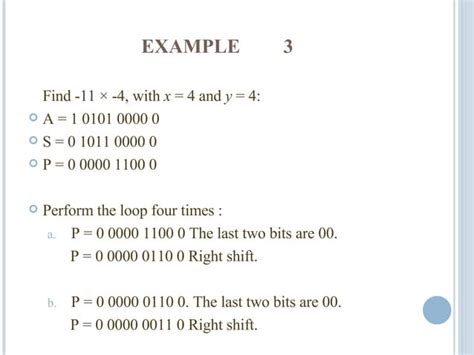 Booths Multiplication Algorithm PPT Physics Science