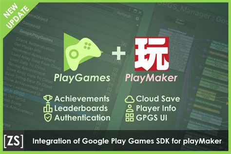 Integration Of Google Play Games For PlayMaker Visual Scripting