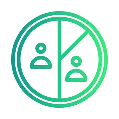 Segmentation Generic Gradient Outline Icon