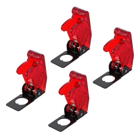 4 Pcs Operate Clear Toggle Switch Cover Electronic Equipment Guard