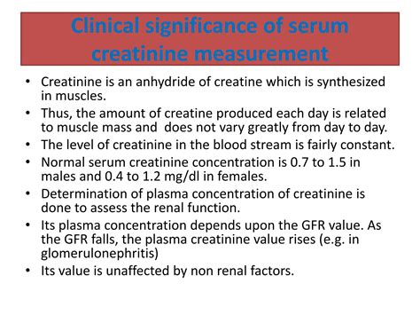 Renal Function Test And Related Abnormalities Pptx