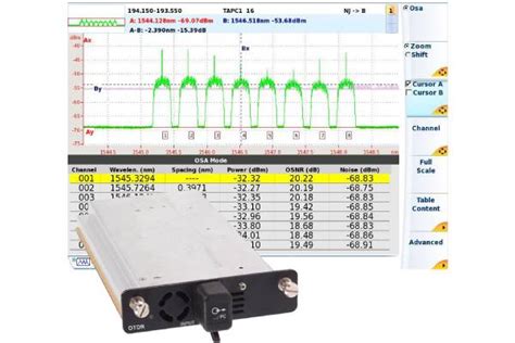 high resolution optical spectrum analyzer module osa 610 savitri