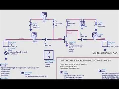 Simultaneously Optimizing A Power Amplifier S Source And Load Impedances In ADS YouTube