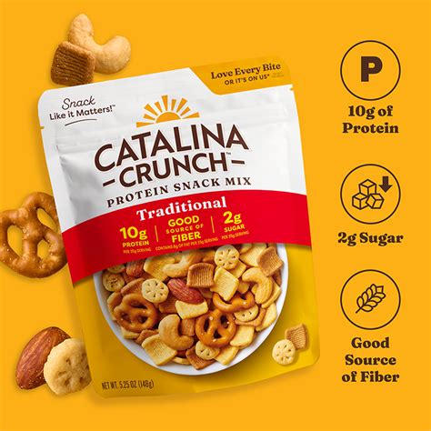 Traditional Snack Mix High Protein And Gluten Free Catalina Crunch