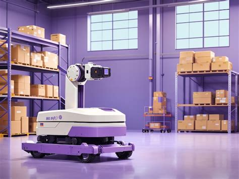 Premium Ai Image Revolutionizing Efficiency Automation With Agv And