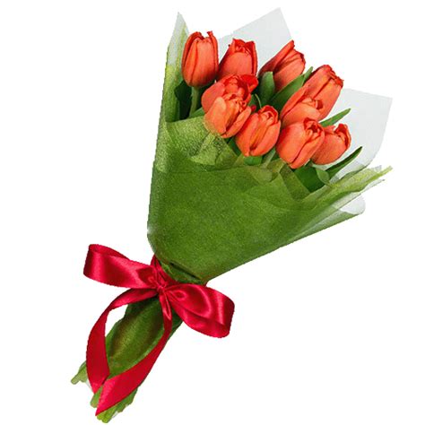 🛒 Купить 11 красных тюльпанов за 1310 грн в Сумах с доставкой «Роза Сум