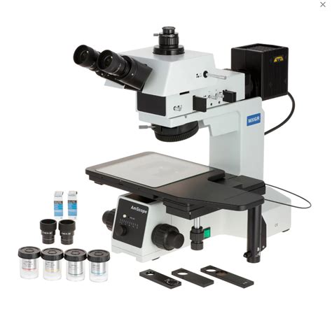 Amscope Brightfield Darkfield And Polarizing Metallurgical Microscop Microscope Central