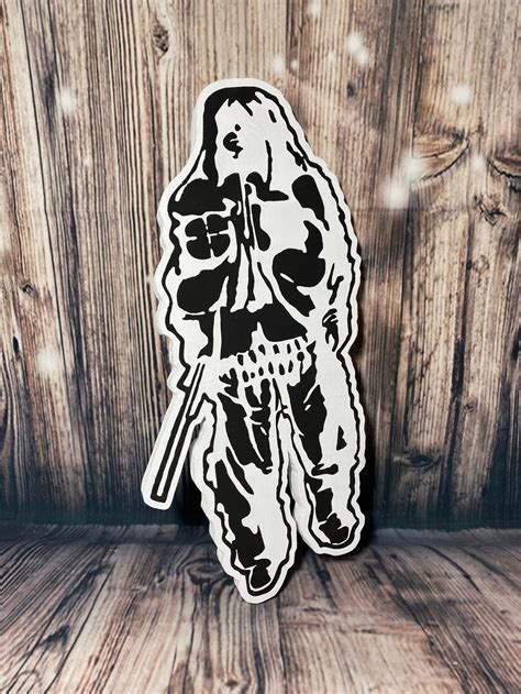 Shadowmanwall Hangingshadowmanscout Snipermarinesmarine Etsy