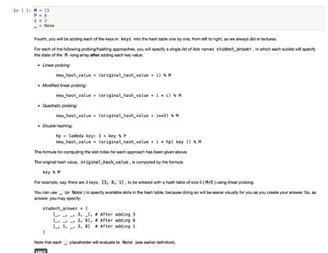 This Question Concerns Placing Key Values Into Hash Chegg