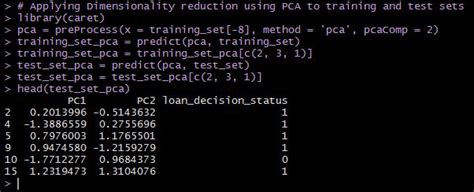 Loan Prediction Using PCA And Naive Bayes Classification With R DataScienceCentral