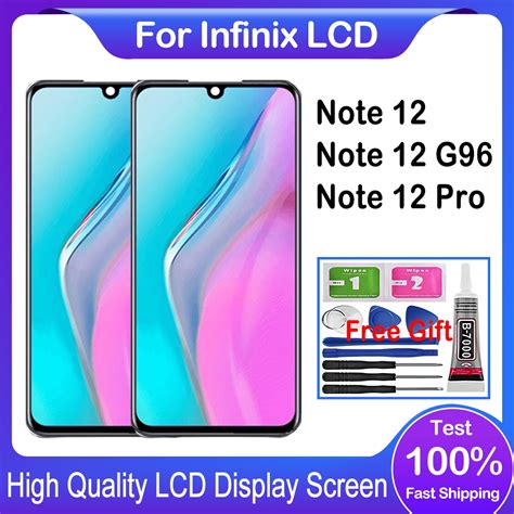 For Amoled Infinix Note 12 X663 X663c X663d Note 12 G96 X670 Lcd Display Touch Screen
