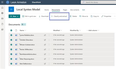 create a local syntex model on a sharepoint site leon armston s blog