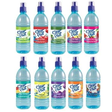 Clear Fruit Flavored Water Variety Pack 12 Bottles 16 9 Fl Oz Each