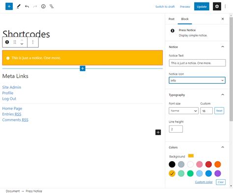 Tutorial Convert Shortcodes Into Blocks − Millans Dev Blog